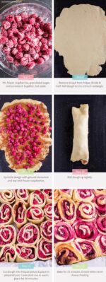 Homemade Raspberry Cinnamon Rolls with Cream Cheese Frosting ...