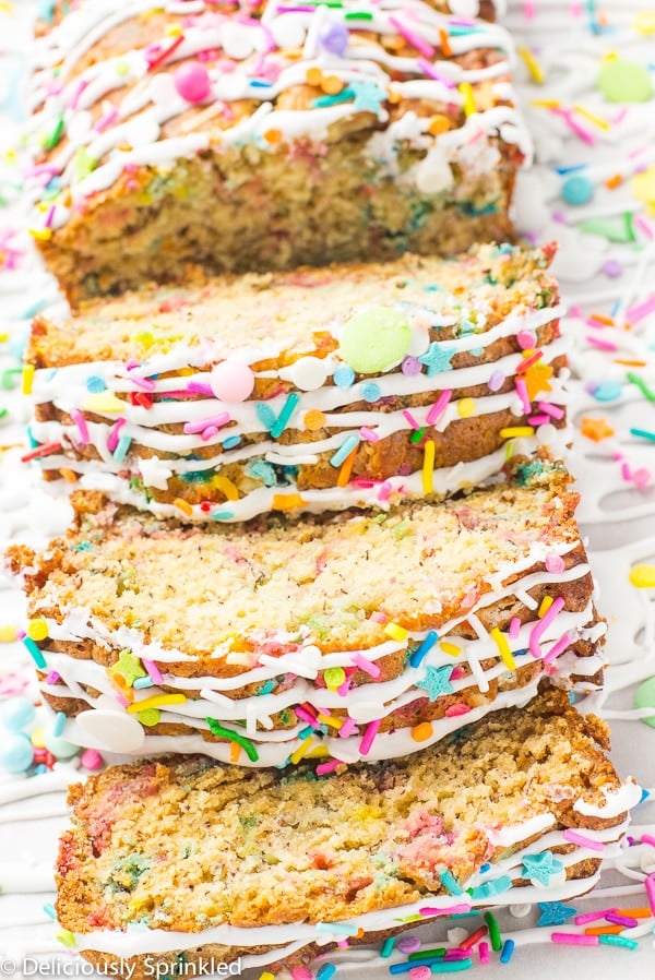 Unicorn Banana Bread – Deliciously Sprinkled Unicorn Banana Bread – Deliciously Sprinkled