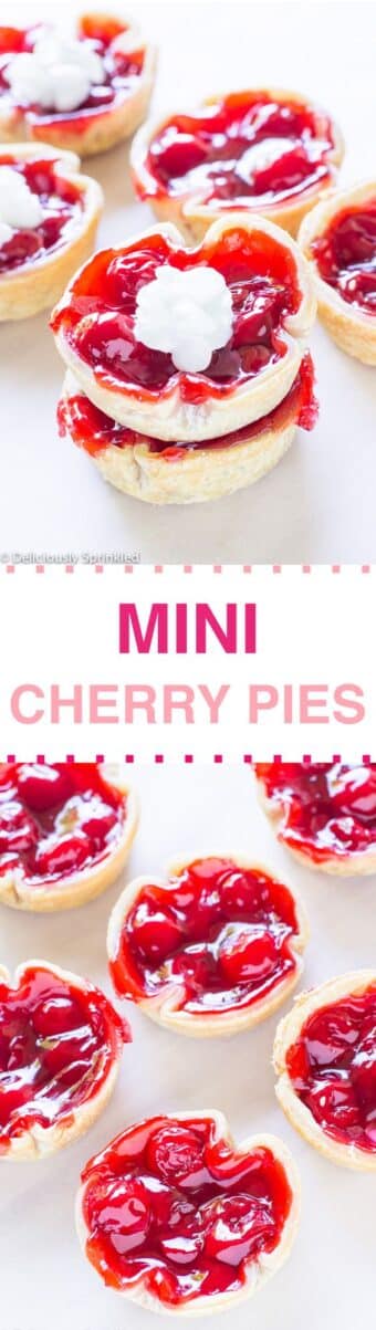 Mini Cherry Pies Recipe – Deliciously Sprinkled