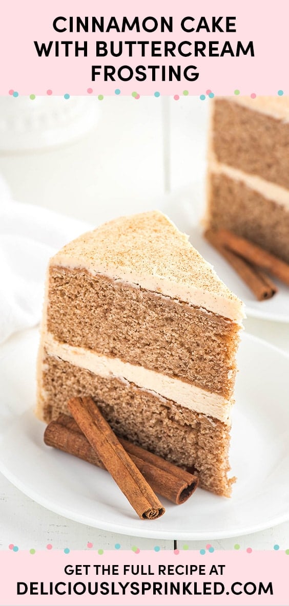 Cinnamon Cake – Deliciously Sprinkled