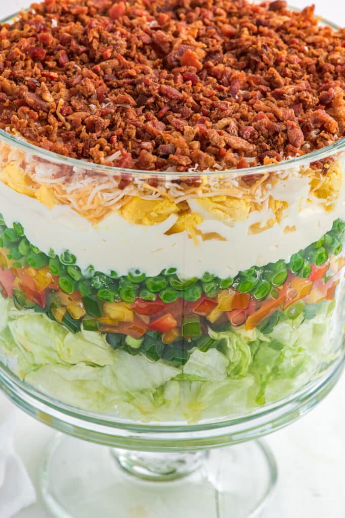 Classic 7 Layer Salad – Deliciously Sprinkled