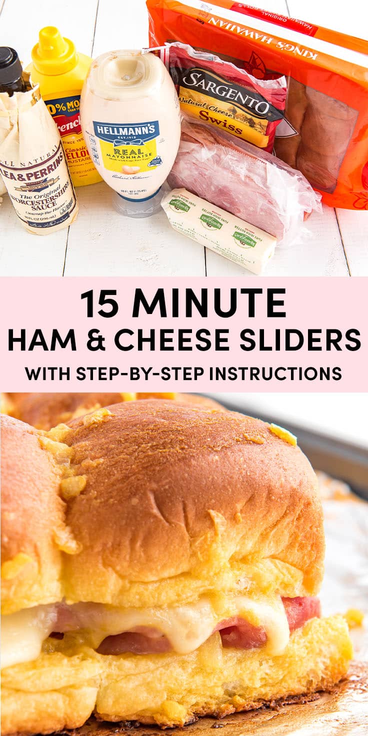 Hawaiian Roll Sliders (Ham & Cheese) – Deliciously Sprinkled